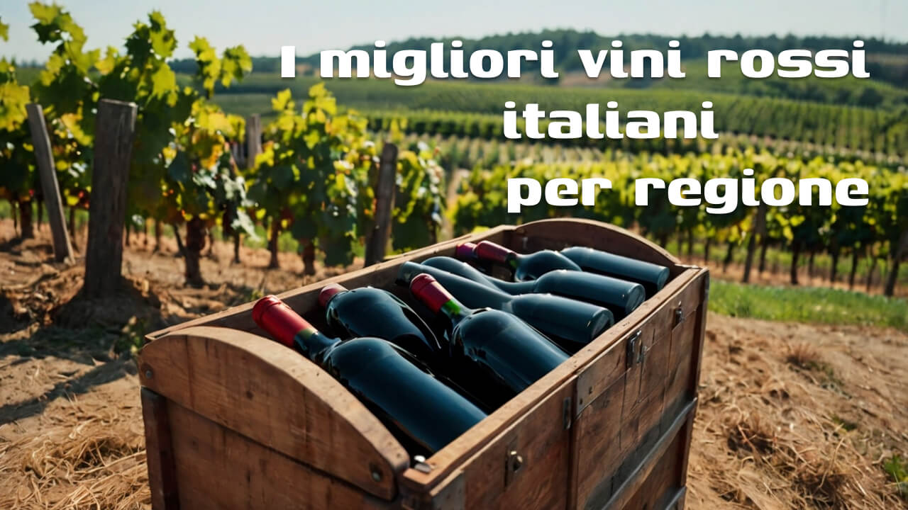 I migliori vini rossi italiani per regione nel 2025